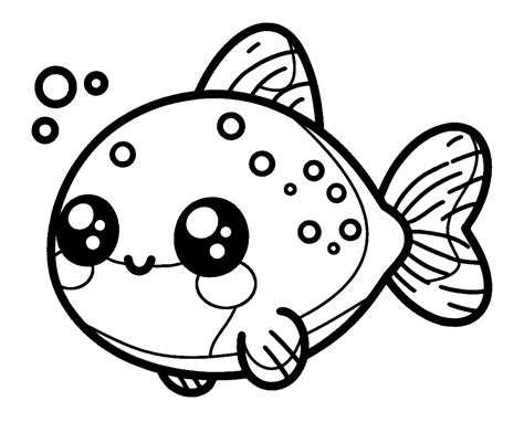Fish Coloring Page Color Page Fish Coloring Pages Awesome Goldfish