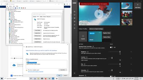 Help Intel Graphics Command Center Some Features Are Not Supported On Non Intel Adapters