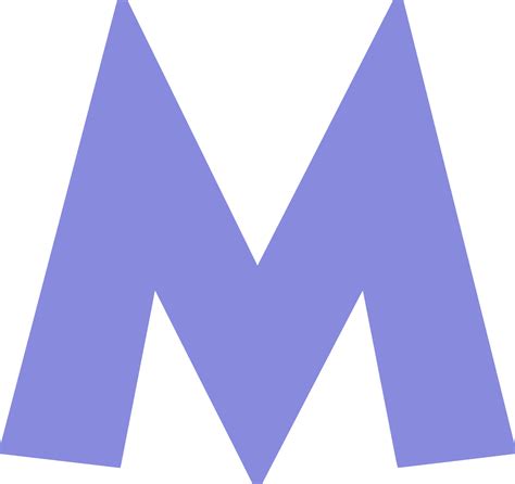 SVG Capital Letter M Letter Free SVG Image Icon SVG Silh