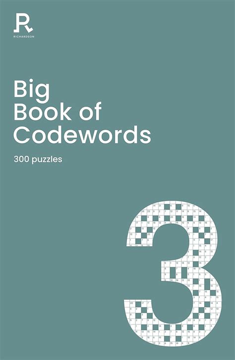 Big Book Of Codewords Book 3 A Bumper Codeword Book For Adults Containing 300