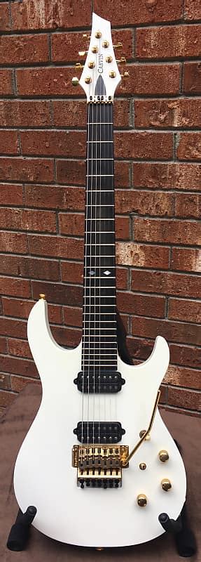 Carvin Keisel Lpm7c 7 String White W Gold Hardware W Reverb