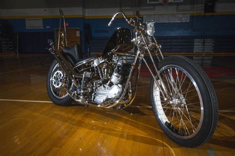 Win This 1940 Stainless Steel Knucklehead Chopper Bikebound