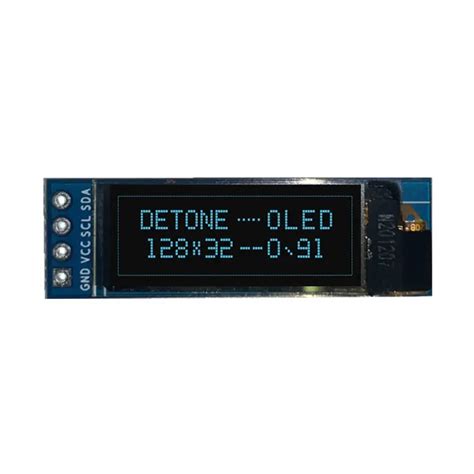 0 91 monochrome 128x32 spi oled graphic display module manufacturer