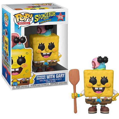 Spongebob Squarepants With Gary 916 The Spongebob Movie Funko Pop