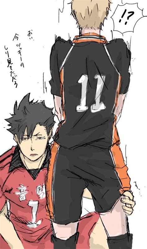 Tsukishima X Kuroo Hot Fanart