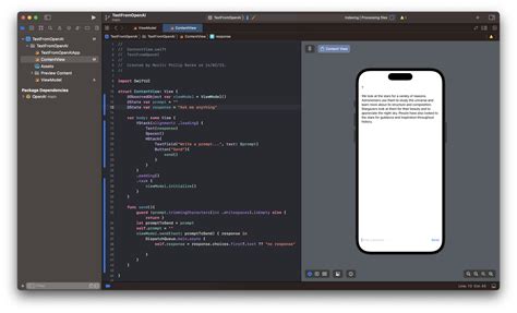 Creating A SwiftUI App To Generate Text Completions With GPT 3 5 Through The OpenAI API