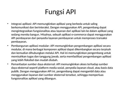 Pertemuan1 Apllication Programming Interface Ppt