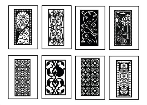 Jali Design For Graphic And Cnc Router Geometric Laser Cutting Vector Pattern 7444742 Vector