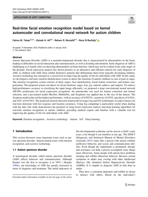 Real Time Facial Emotion Recognition Model Based On Kernel Autoencoder And Convolutional Neural