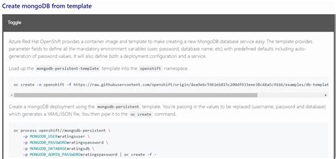 Issue With Mongodb Template In Aro Workshop · Issue 88 · Microsoftaroworkshop · Github