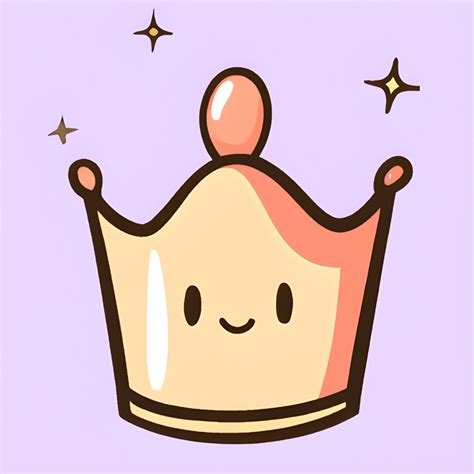 Crown Vector Kawaii Chibi Cartoon · Creative Fabrica