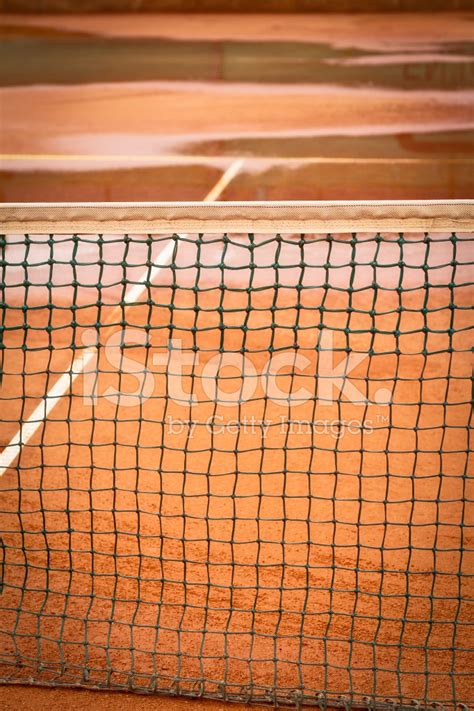 비 후 테니스 클레이 코트 스톡 사진 Freeimages