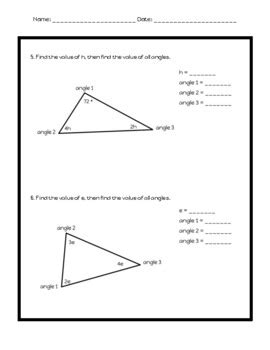 Angle Sum Theorem By Middle Babe Meltdown TPT