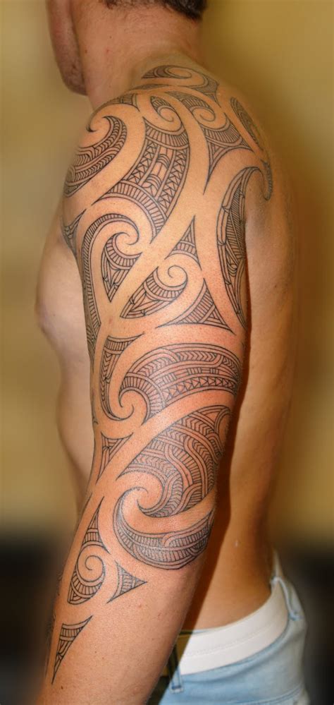 Maori Tattoo Gallery Maori Sleeve Tattoos