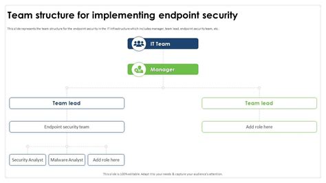 Endpoint Security Upgradation Plan Team Structure For Implementing Endpoint Security PPT Example
