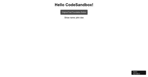 Sample Component Forked Codesandbox