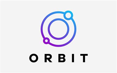 Premium Vector Logo Orbit Line Simple Modern Galaxy