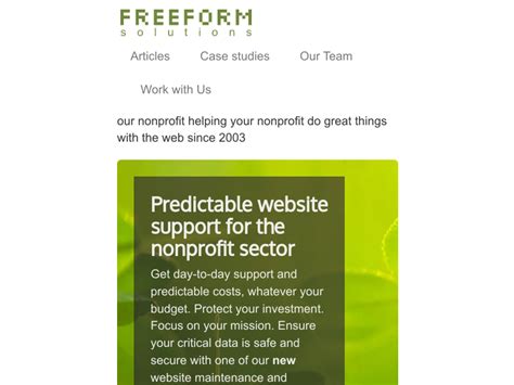Freeform Solutions Backdrop CMS