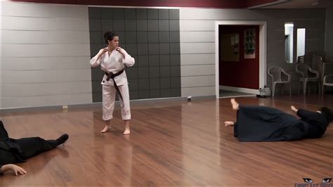 Emma Parsons Karate Ballbusting Hard Kick In The Balls Emma Black