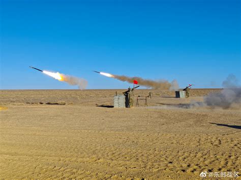 大漠练兵，防空兵开火！
