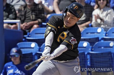 Mlb 피츠버그 최지만 두 경기 연속 안타배지환은 무안타 연합뉴스