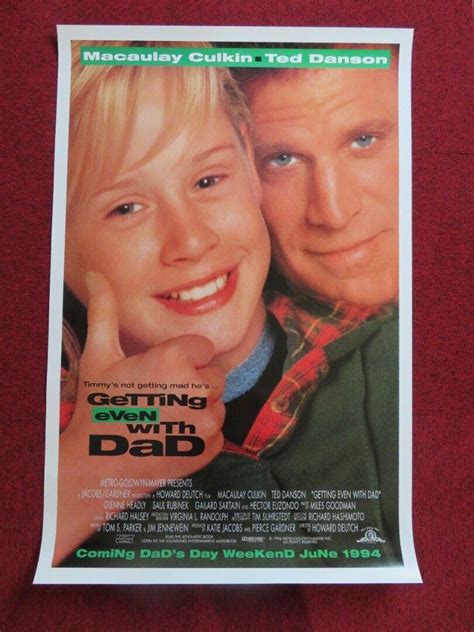 Getting Even With Dad Us One Sheet Rolled Poster Macaulay Culkin Ted