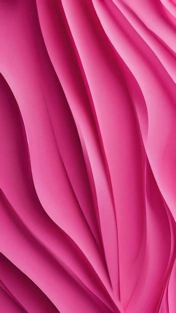 Premium Ai Image Abstract 3d Parametric Pattern Background Pink Color