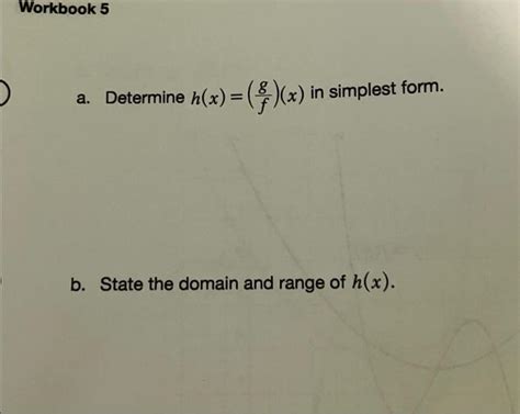 Solved Two Functions Are Given As F X X And Chegg Com