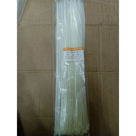 Jual Cable Tie Nilon Super Putih 4×400mm Shopee Indonesia