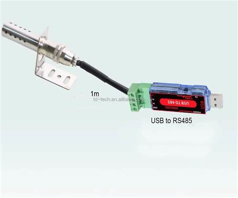 Taidacent Rs485 Modbus Rtu Stainless Steel Waterproof Temperature And Humidity Controller Sensor