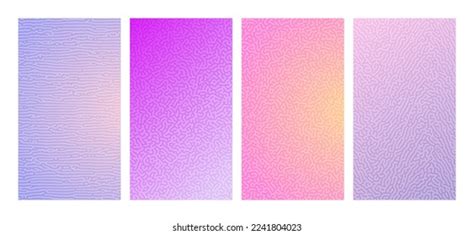 Set Four Violet Turing Reaction Gradient Stock Vector Royalty Free 2241804023 Shutterstock