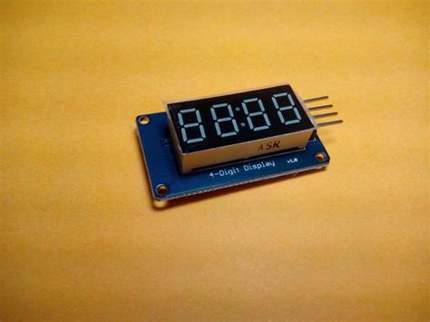 Arduino 7 Segment Led Display Tutorial Tm1637 4 Digit Arduino Display Tutorial
