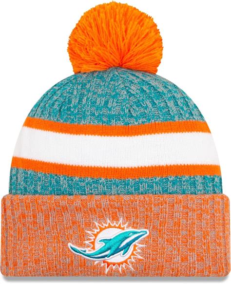New Era Nfl Sideline Knit Beanie Miami Dolphins 2023 24