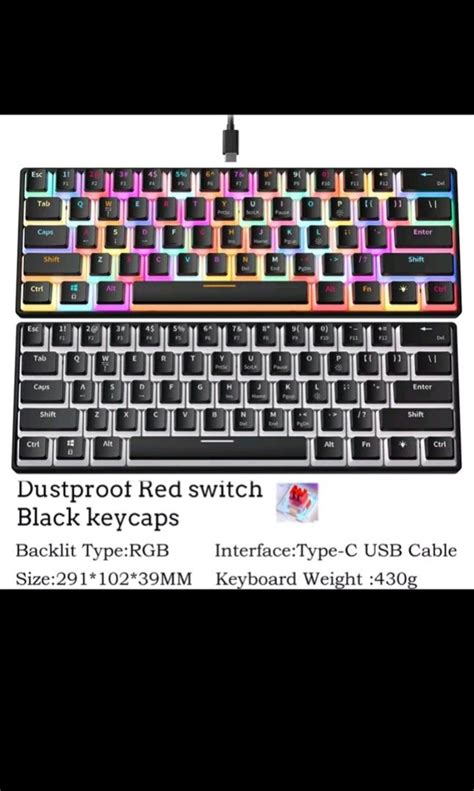 Lubed Red Switch Keyboard Computers Tech Parts Accessories Computer Keyboard On Carousell