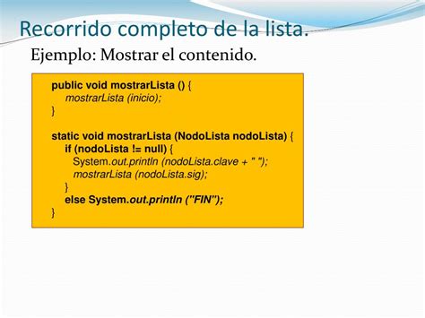 PPT Listas Tratamiento De Listas En Java PowerPoint Presentation Free Download ID 7038271