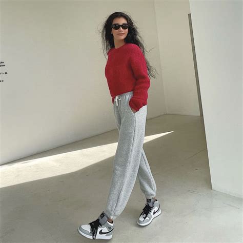 Duan Style กางเกงสเวตเตอร์ผ้ายืดสี่ด้านแบบใหม่สำหรับใช้ในบ้านแบบออริจินอลบุขนกำมะหยี่กันหนาวนุ่ม