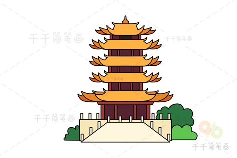 陕西简笔画名胜古迹 陕西名胜古迹简笔画 西安名胜古迹简笔画 大山谷图库