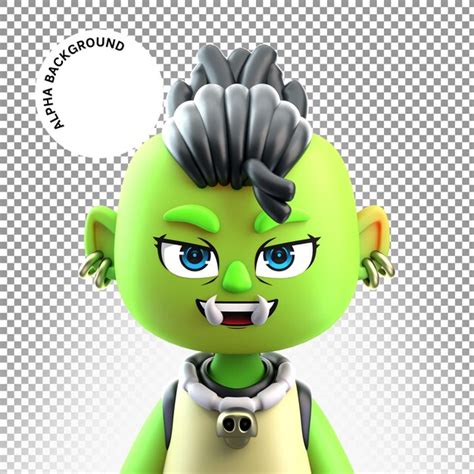 Premium Psd Game Avatar Av5 3d Rendering