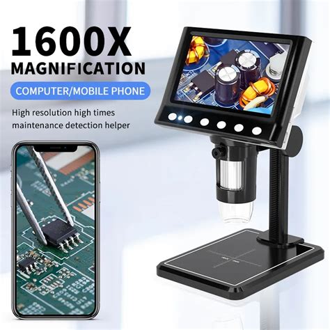 4 3 Digital Microscope 1600x Coin Microscope Coinvaluechecker