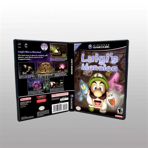 Gamecube Replacement Case No Game Luigi S Mansion Etsy