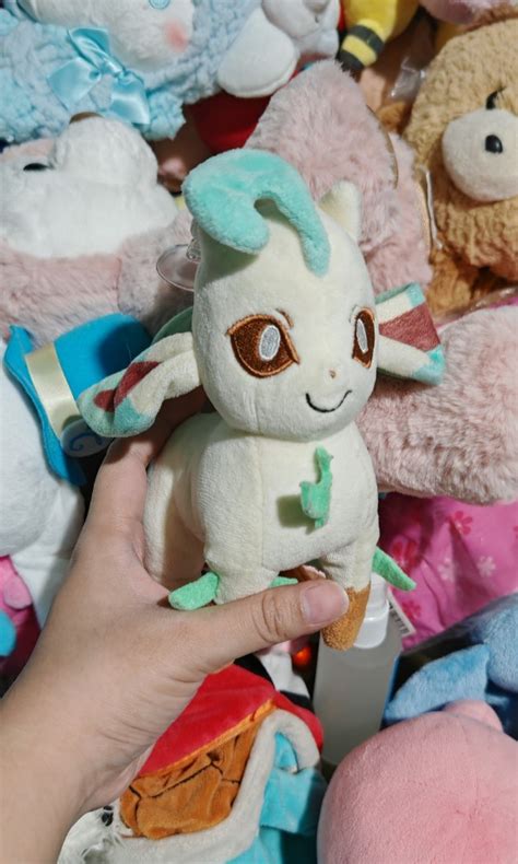 Pokemon Leafeon Small Plush Hobbies And Toys Toys And Games On Carousell