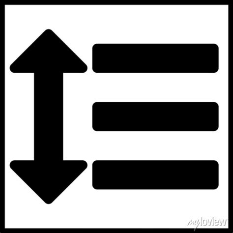 Format Line Spacing Format Line Spacing Icon Format Line Spacing Wall Mural • Murals Colours