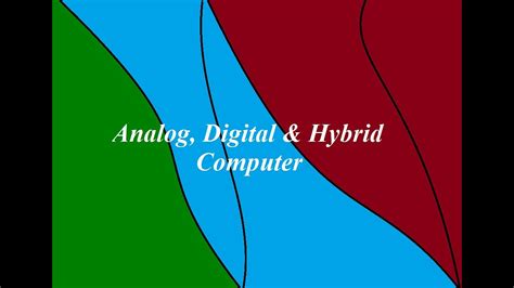 Analog Digital Hybrid Computer Youtube