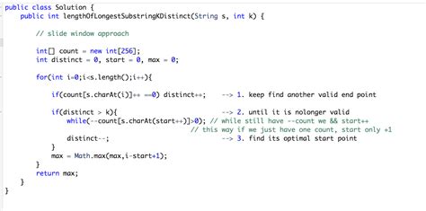 geek s dream sliding window algorithm