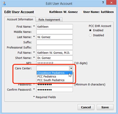 Patient Care Centers In Pcc Software Pcc Learn