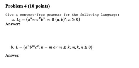 Solved Problem 3 10 Points Construct Nfa That Accept L1