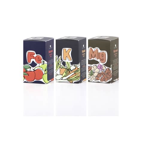 Серия упаковок для витаминов Vitamins&Minerals