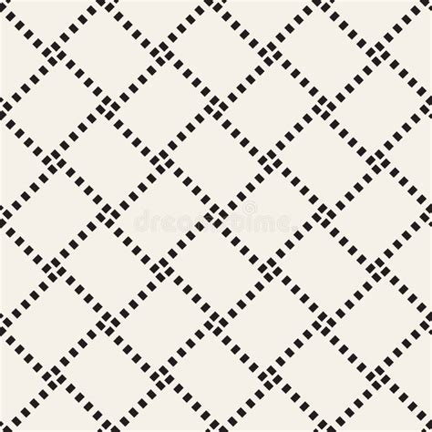 Crosshatch Vector Seamless Geometric Pattern Crossed Graphic Rectangles Stock Vector