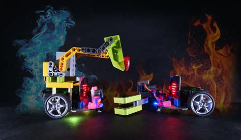 Elecfreaks Robot Car丨makecode And Programmable Robot Car Kit丨smart Cutebot Car