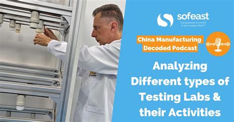 analyzing different types of testing labs and their activities [podcast